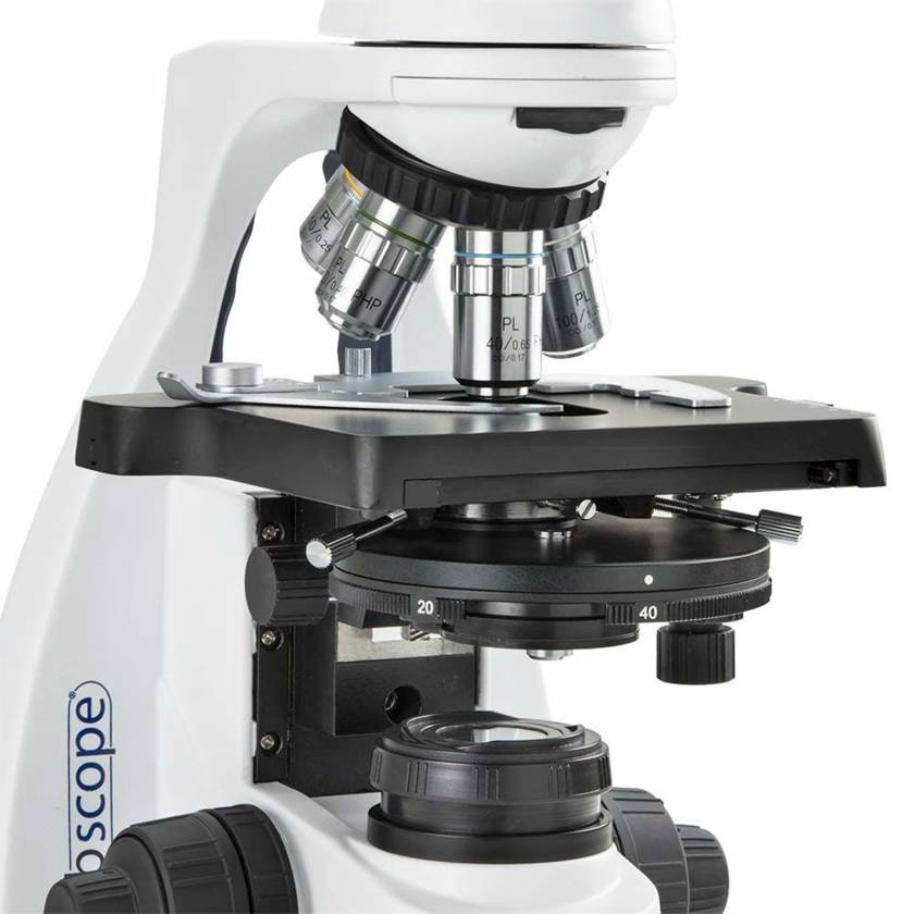 bScope Trinocular Microscope EBS-1153-PLPHI Plan Phase PLPHi