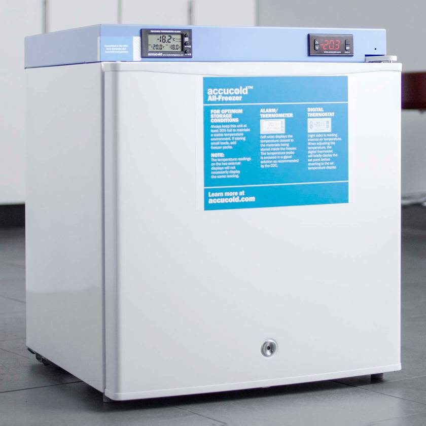 Accucold FS24LMED2 Compact All-Freezer, Front Control Panel