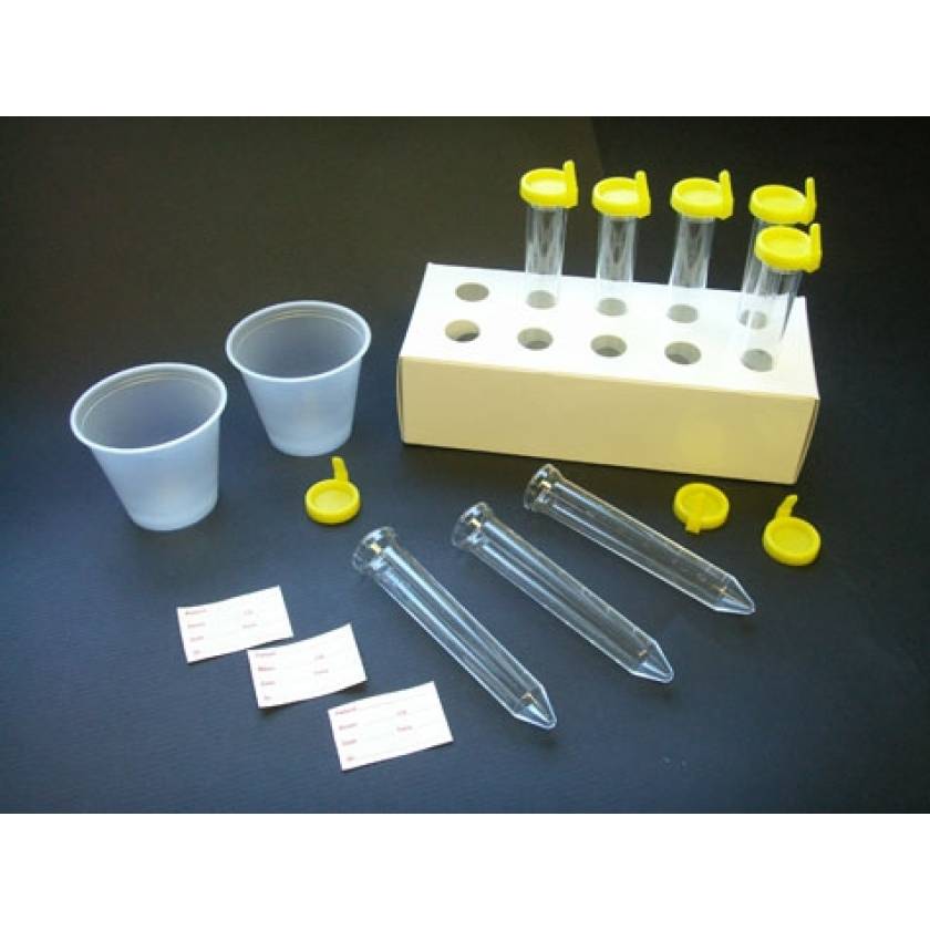 Uri-Pak Urine Collection Kit 12mL Urine Tubes Caps Cups Labels Globe ...