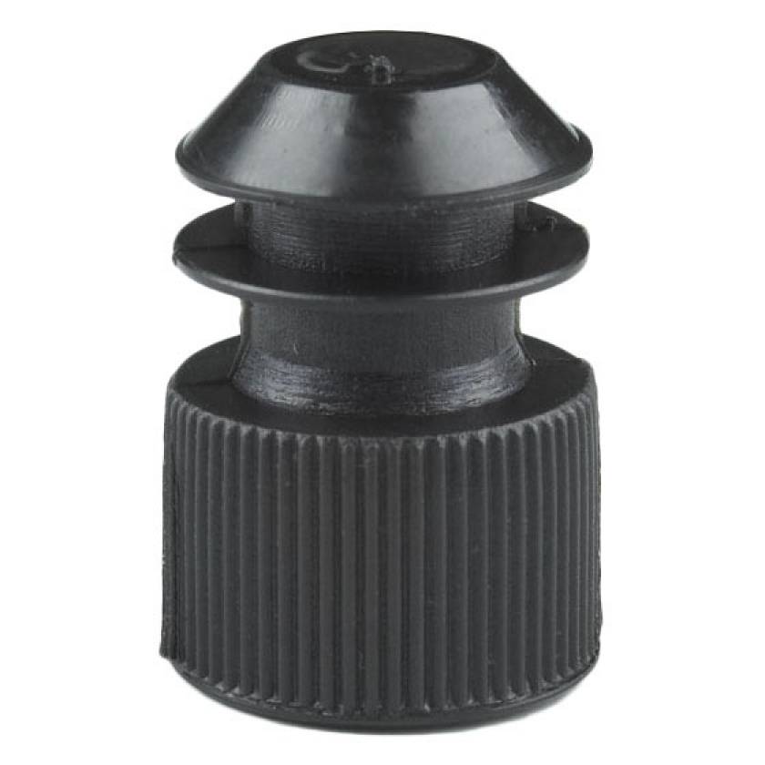 13mm Flanged Plug Cap Test Tube Plug Cap Polyethylene Globe Scientific