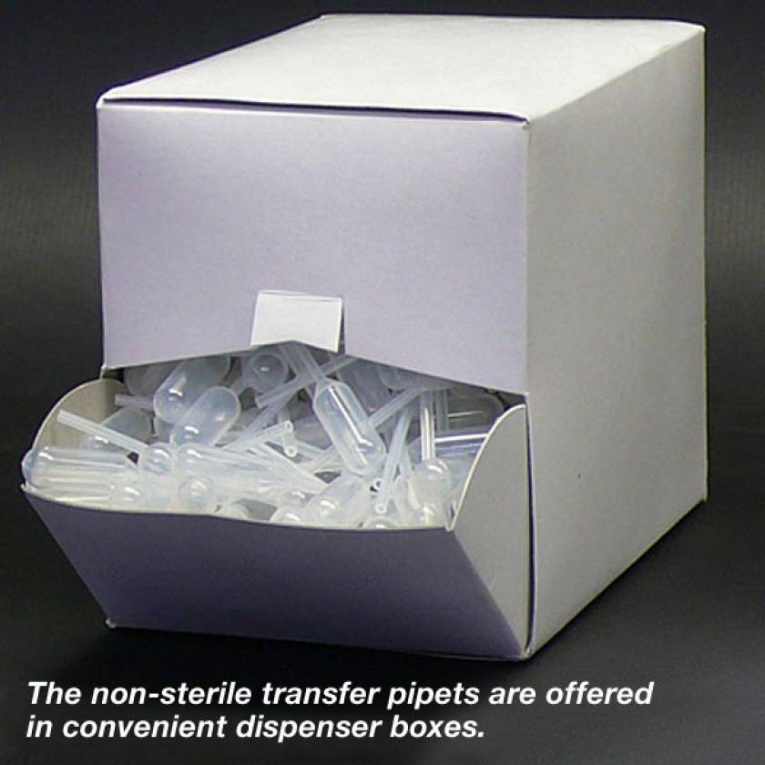 4mL Narrow Stem Transfer Pipet Disposable Non-Sterile Pipet Globe ...