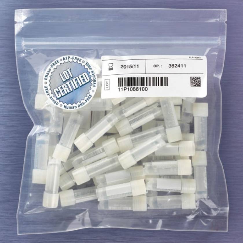 2mL Barcoded Cryogenic Vial Internal Threads Round Bottom Sterile Globe Scientific