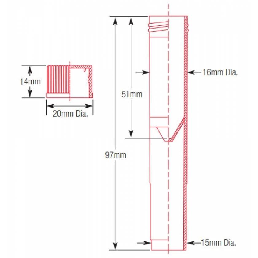 5mL False Bottom Tubes with Threads Polypropylene Tubes Globe Scientific