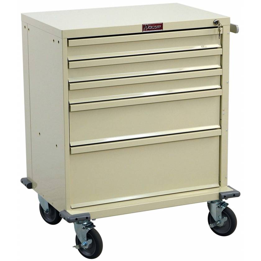 Harloff V24-5K V-Series Five Drawer Treatment and Procedure Cart