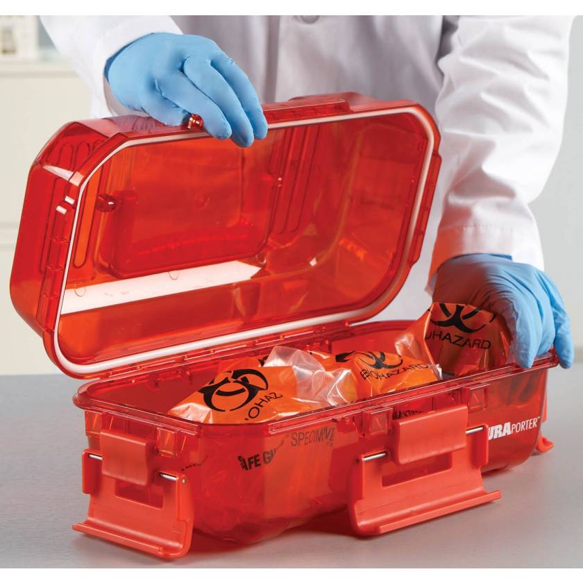 Heathrow Scientific DuraPorter Polycarbonate Transport Box Storage Box