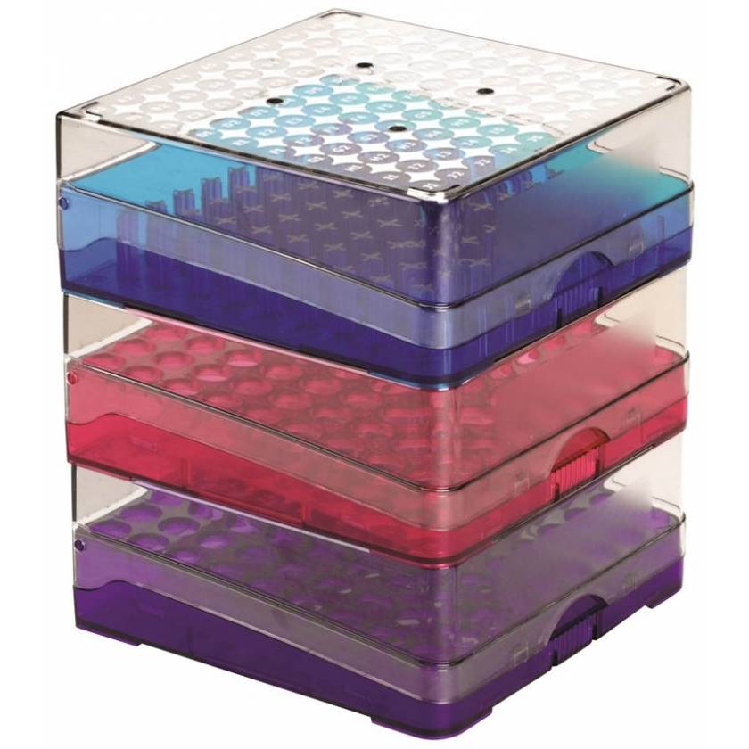 Arctic Square PC Cryostorage Vial Box 81-Place Heathrow Scientific