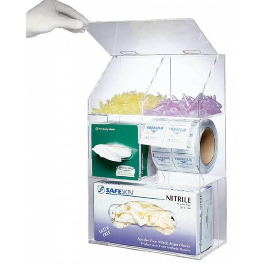 Laboratory Workstation Storage Bin For Disposables Heathrow HS234523