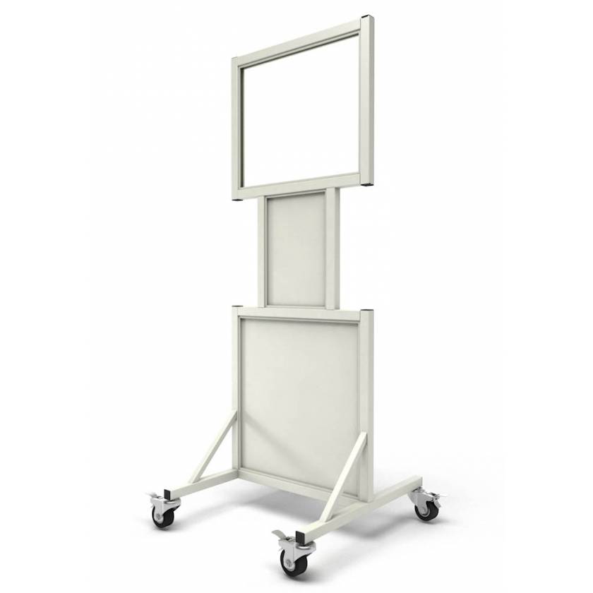 Mobile Lead Barrier Glass Window 20"Hx24"W Phillips Safety LB-2024-N-ACR