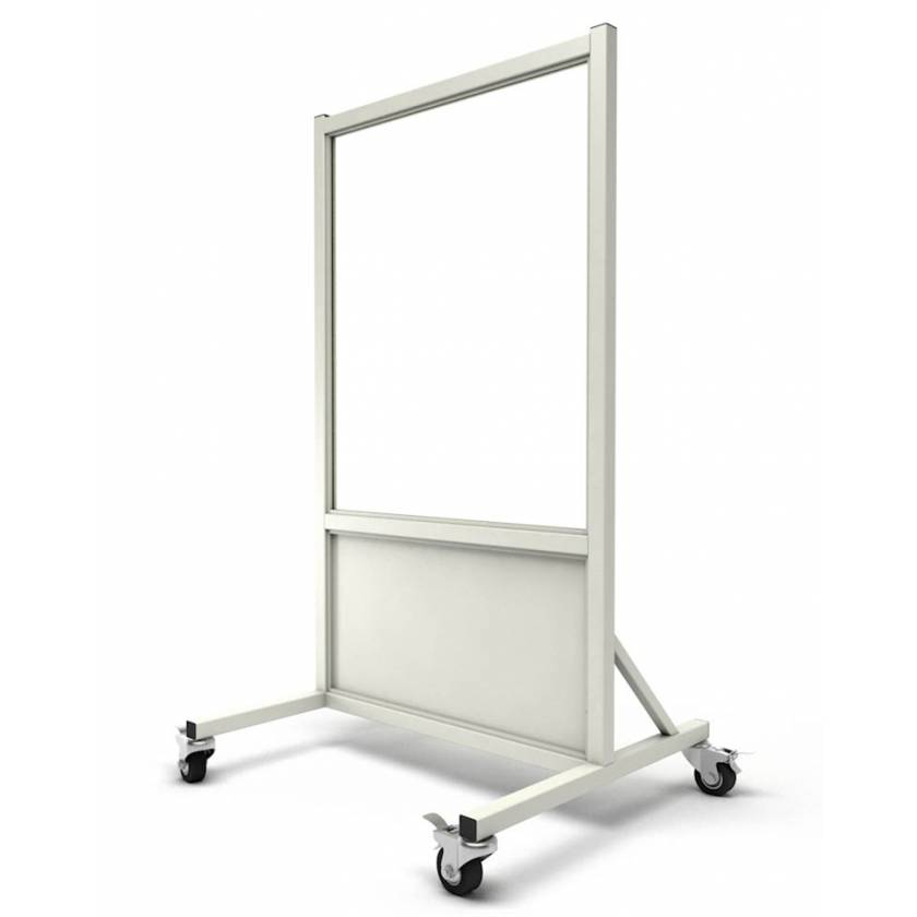 Phillips Safety LB-3036 Mobile Lead Barrier Glass Window 30"Wx36"H
