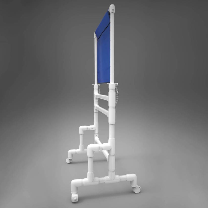 Phillips Safety PVC Heavy Duty Adjustable Mobile Shield