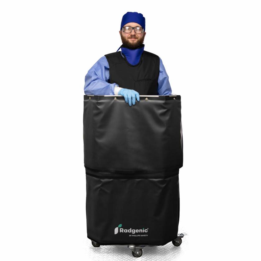 Phillip Safety LB-MB-AHWB Adjustable Height Mobile Lead Barrier