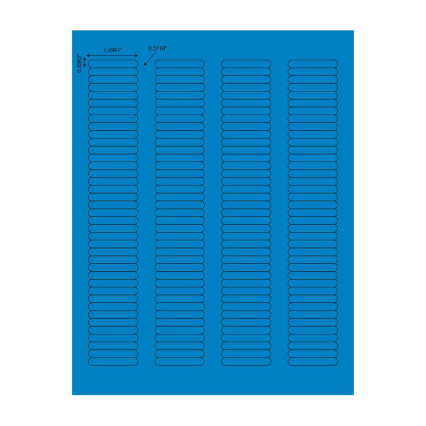 Cryogenic Label Sheet for Microplates - 38 mm x 6 mm