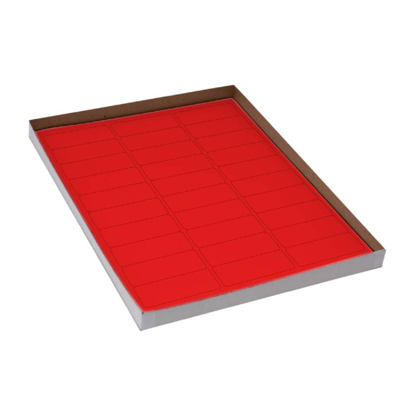 Cryogenic Label Sheet for Racks and Boxes - 67 mm x 25 mm