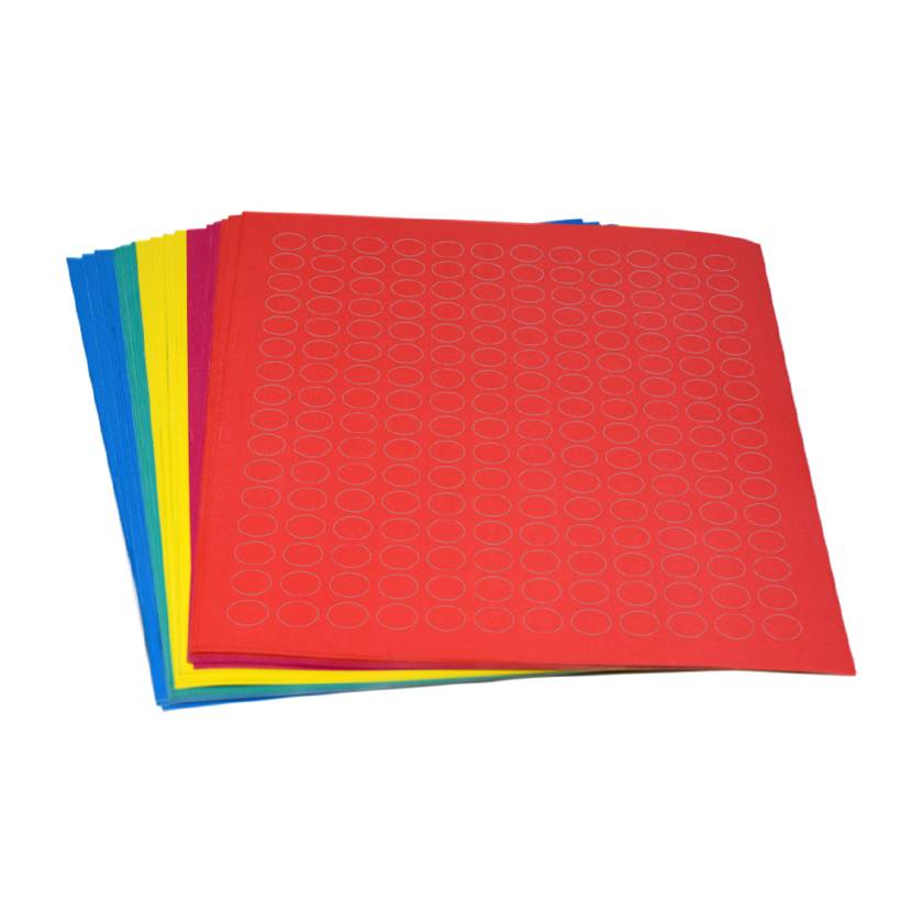 Cryogenic Label Sheet for 1.5-2.0 mL Tubes - 13 mm Dots