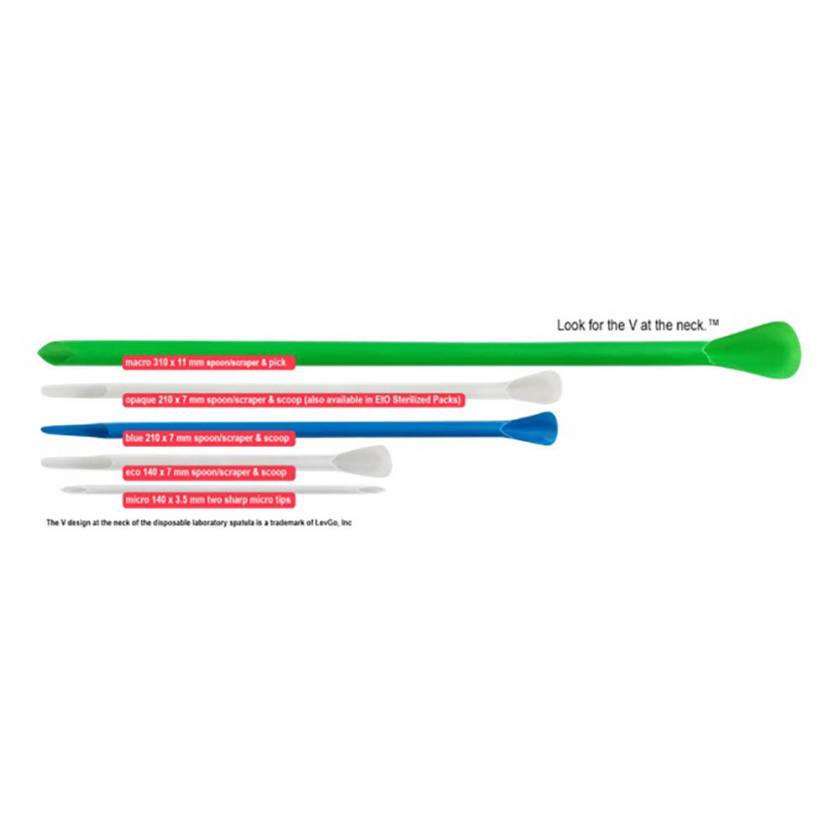 LevGo® smartSpatula® Autoclavable and Disposable PP Spatulas