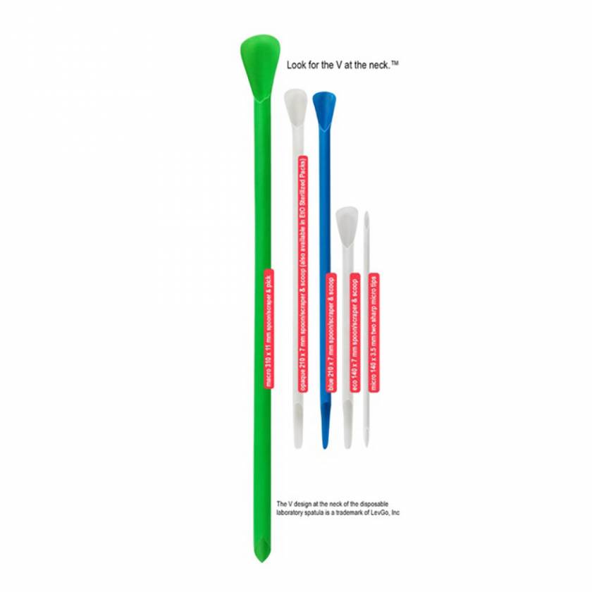 LevGo® smartSpatula® Autoclavable and Disposable PP Spatulas