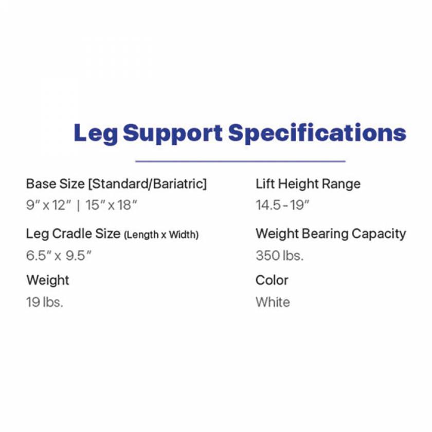 Techno-Aide Adjustable Leg Support LGS Bariatric Base LGS-S Standard Base
