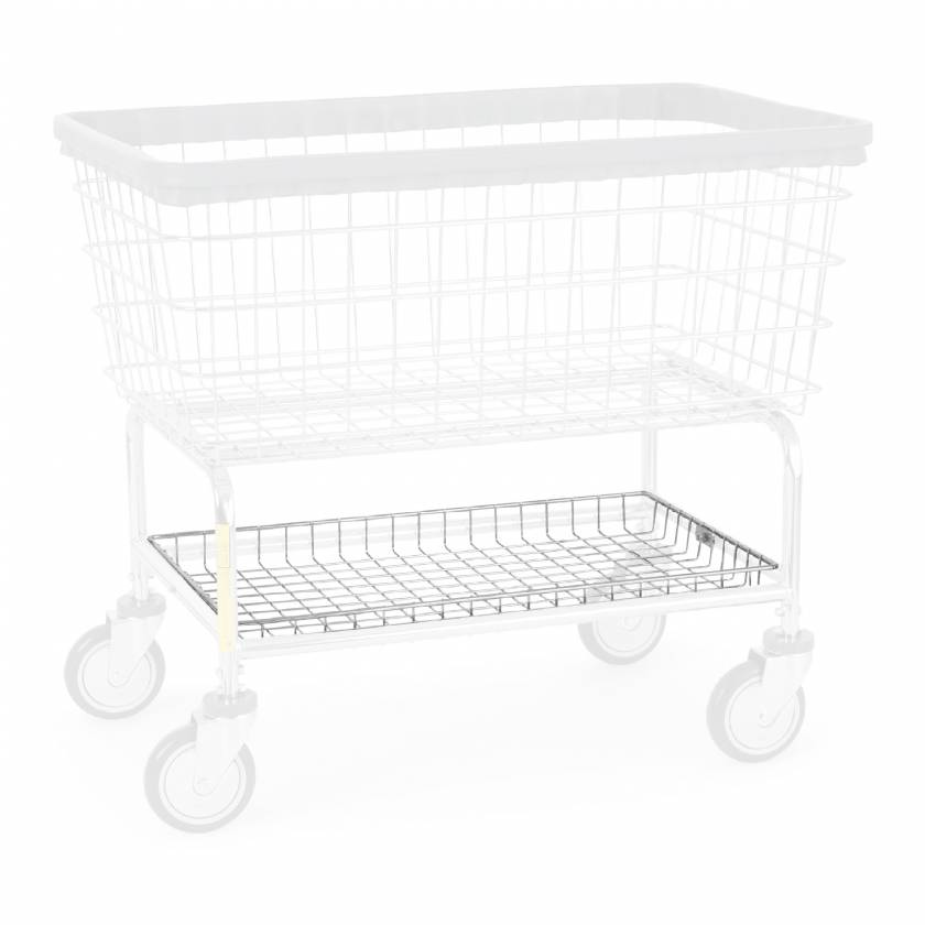 R&B Wire Chrome Bottom Shelf for 200 Series Wire Laundry Cart