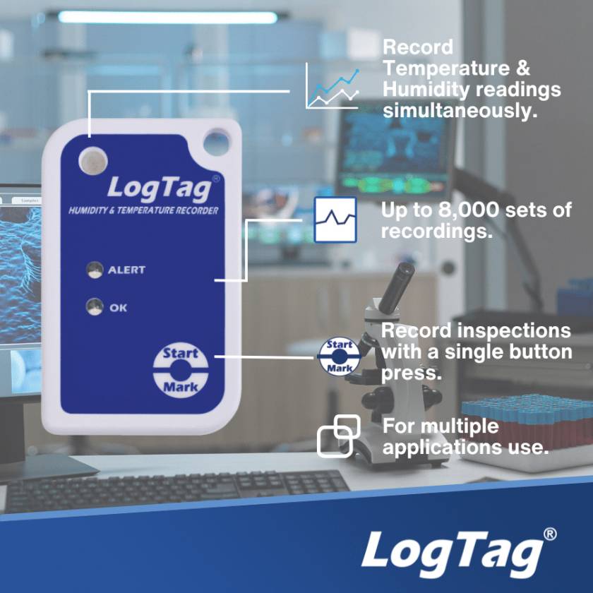 Thermco LTHAX08 Multi-Use Temperature and Humidity Data-Logger