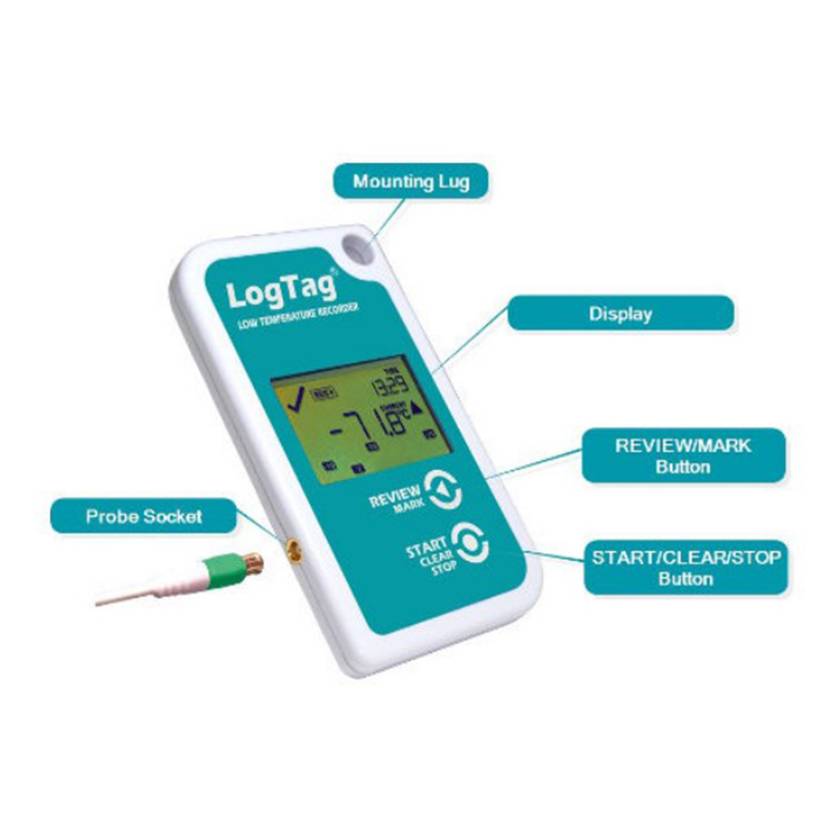 Thermco LTTREL3016 Ultra-Low Temperature Data Logger, LCD Display