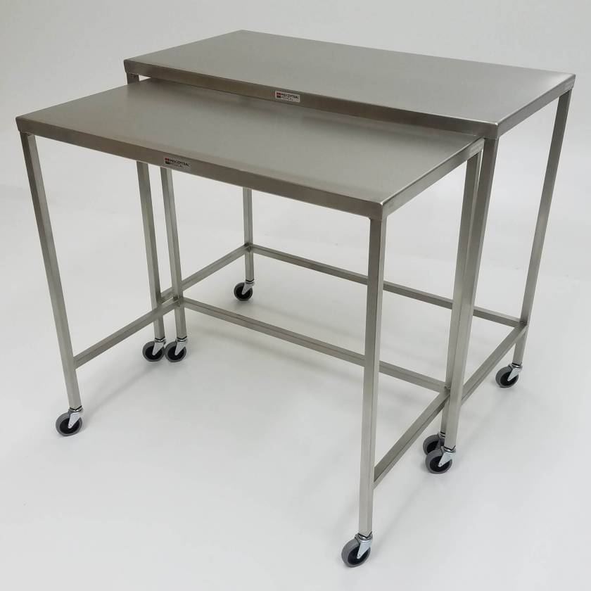 MidCentral Medical Stainless Steel Nesting Instrument Tables