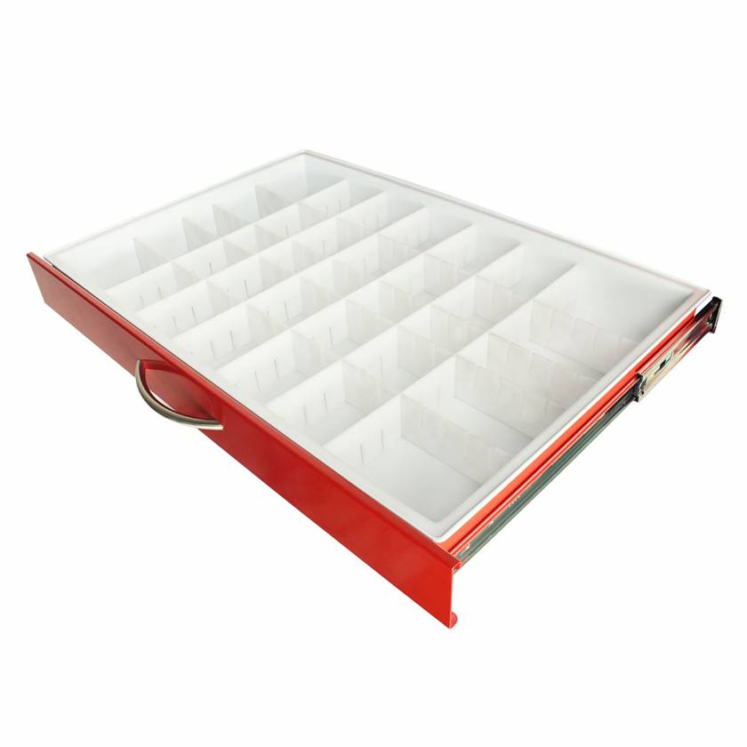 Harloff Divider Set and Drawer Insert Tray for Standard Width Cart 3 ...