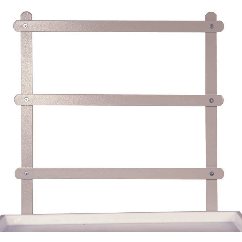 Harloff MINI24-RBR3 Raised Back Rail System with Three 24" Rails