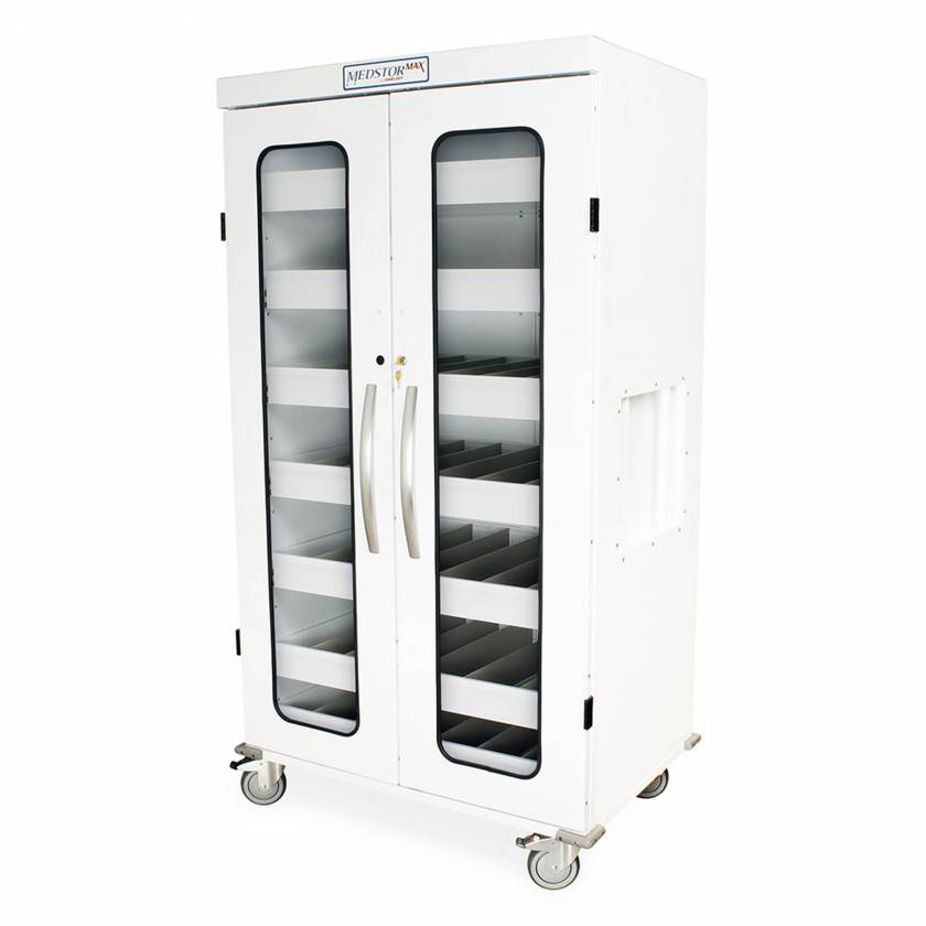 Harloff IntraOcular Lens Storage Cart Key Lock 1470 Capacity