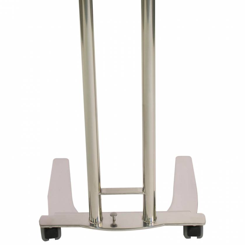 Pedigo SS Mayo Stand With 12 5/8"x19 1/8" Tray with Hand or Foot-Operated