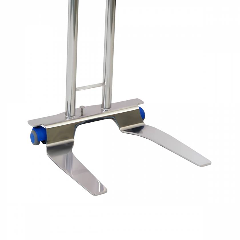 Pedigo P-1065-SS Foot Operated Mayo Stand with 20"x25" Tray