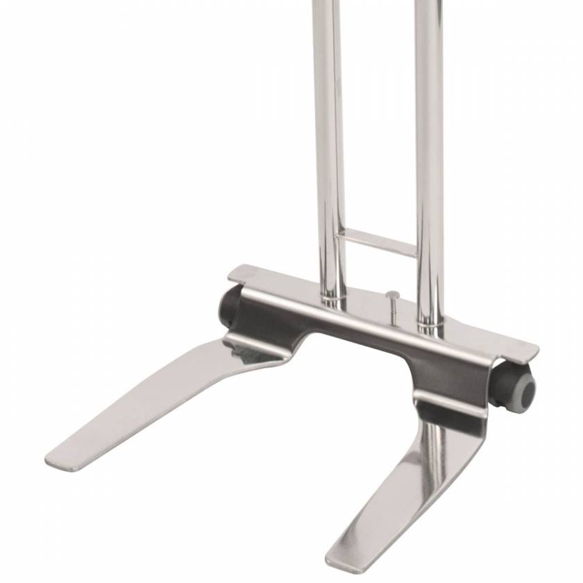 Pedigo SS Mayo Stand With 16.25"x21.25" Tray with Hand or Foot-Operated