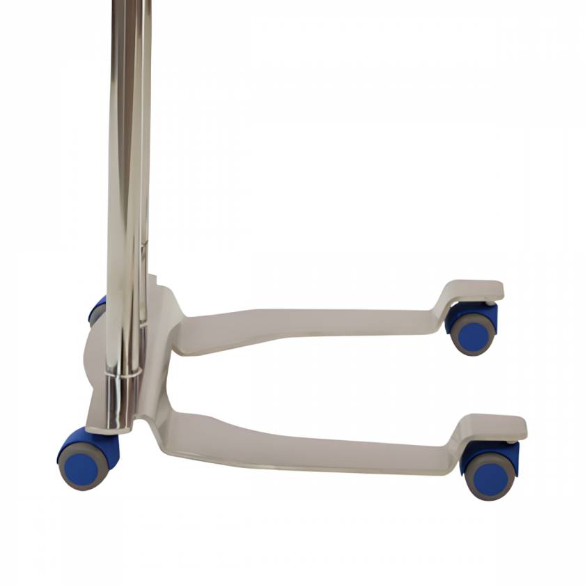 Pedigo P-1069 Series Stainless Steel 4-Wheel Base Mayo Stand
