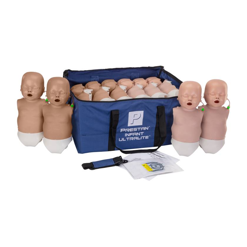 Prestan Infant Ultralite® Manikin Diversity Kit with CPR, 12-Pack