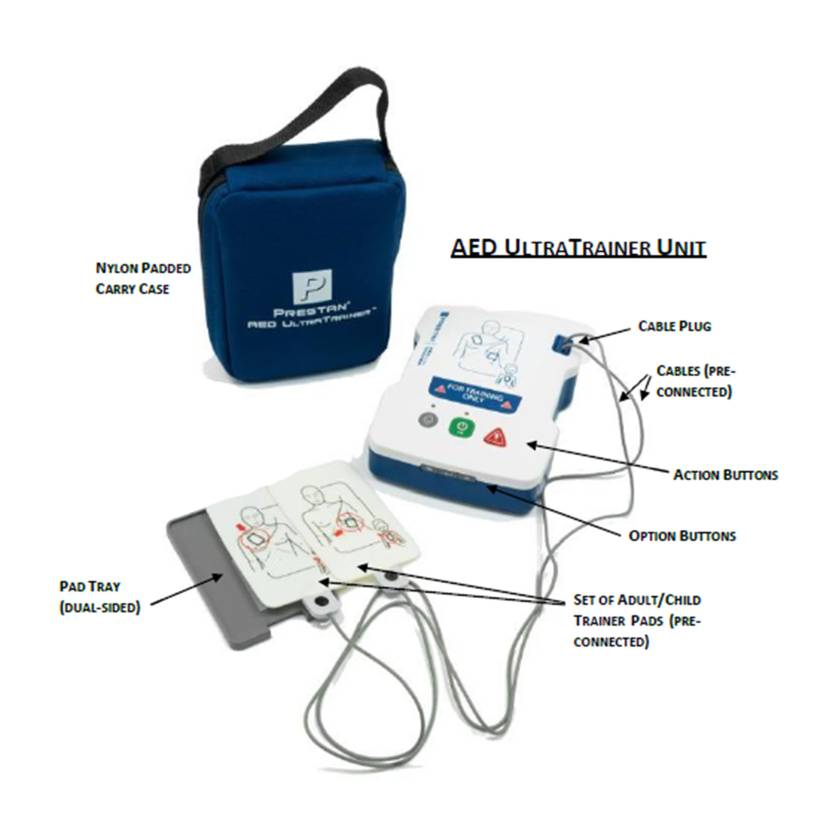 Prestan AED UltraTrainer™, Single Unit
