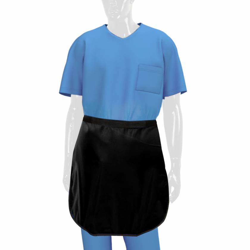 Quickship Radiation Lightweight Lead LapGuard Half Lead Apron