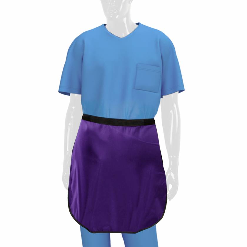 Quickship Radiation Lightweight Lead LapGuard Half Lead Apron