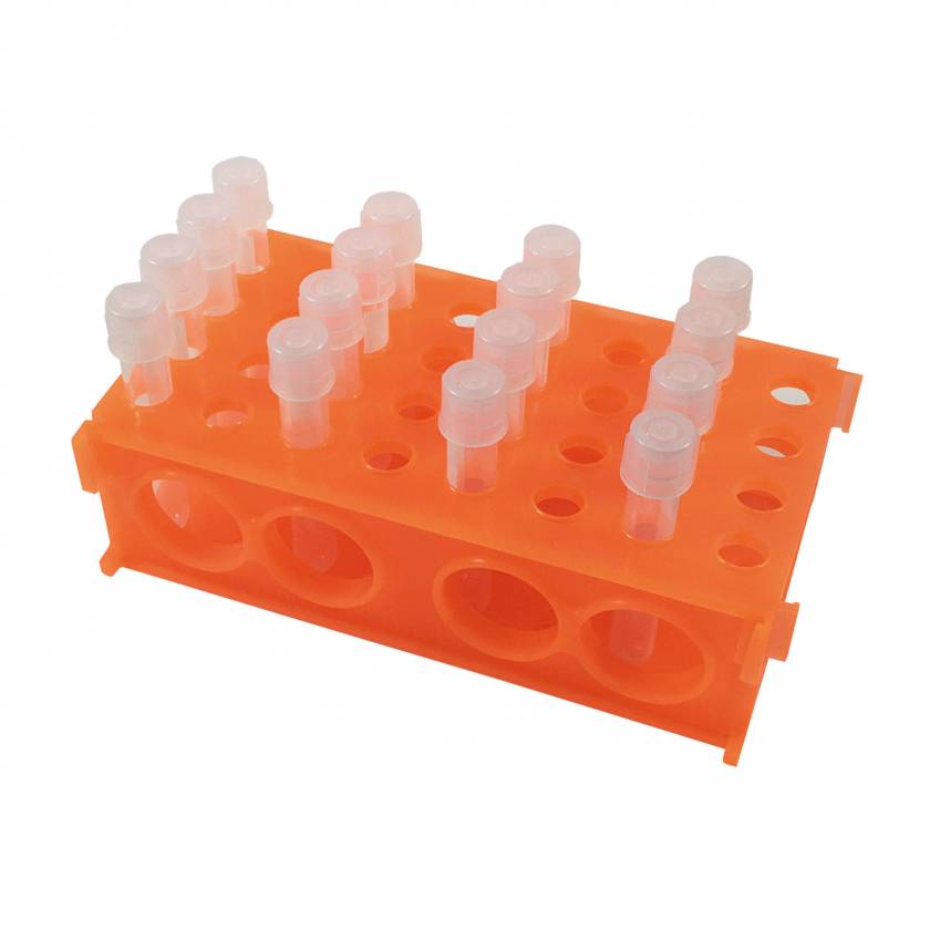 MTC Bio R1030 4-Way Rack for 4x50mL 12x15mL 32x1.5/0.5mL Tubes