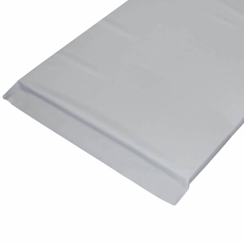 Techno-Aide Gray Vinyl Economy Table Pad 80"L x 30"W