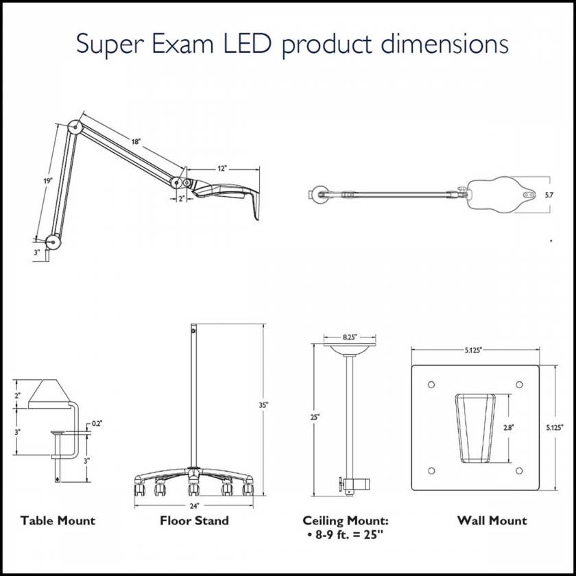 Burton Medical SELED Series Super Exam® LED White Light