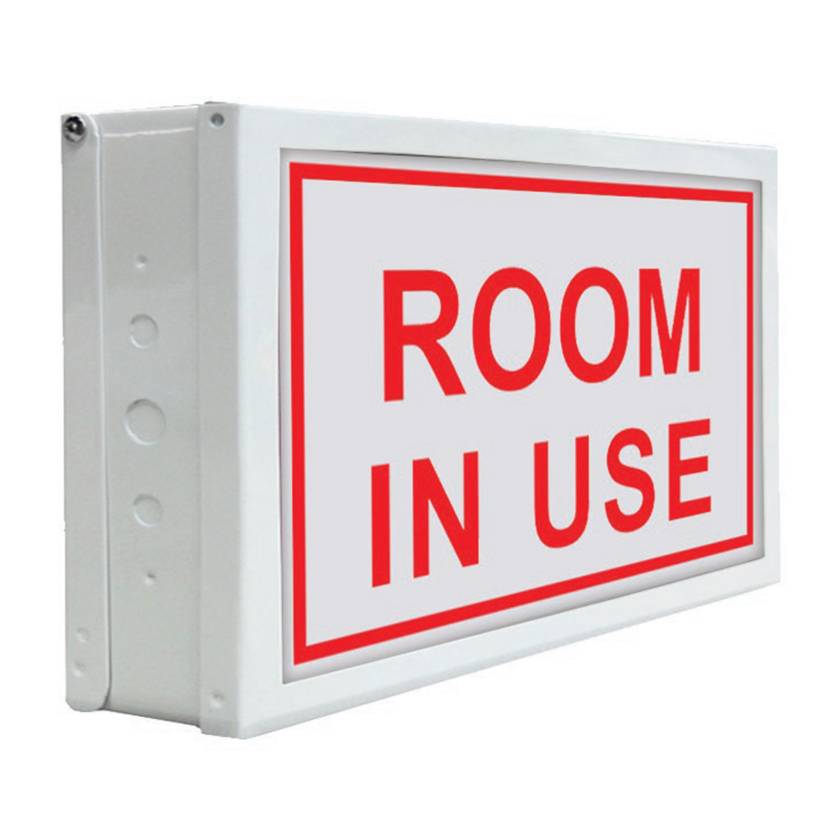 Phillips Safety Room In Use LED Steel Indicator Sign
