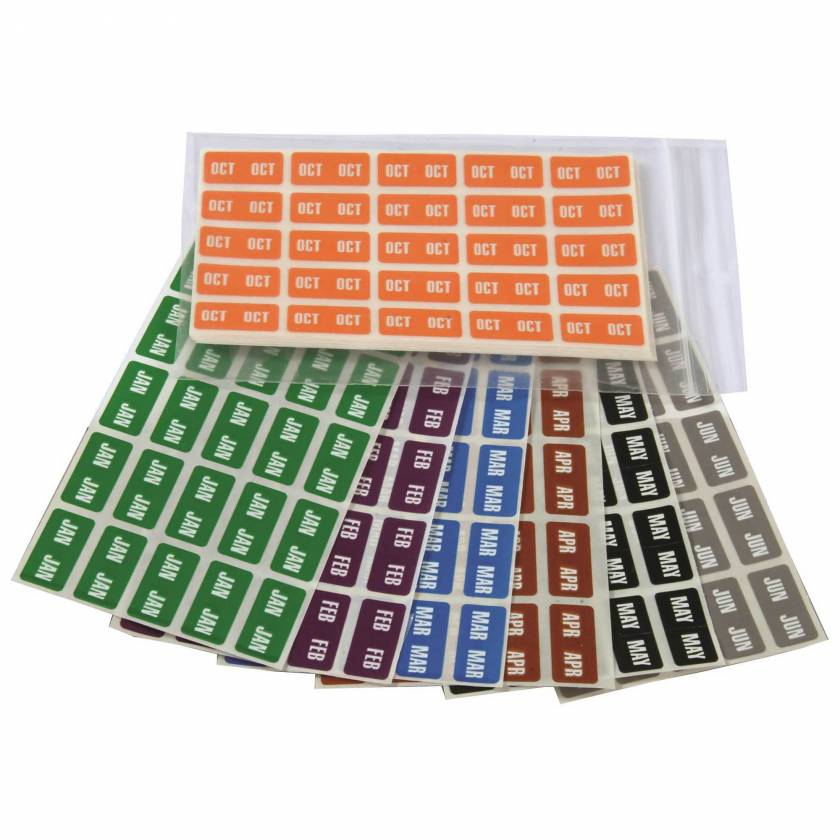 Smead ETS Match SMMK Series Month Code Sheet Labels 1/2"H x 1"W