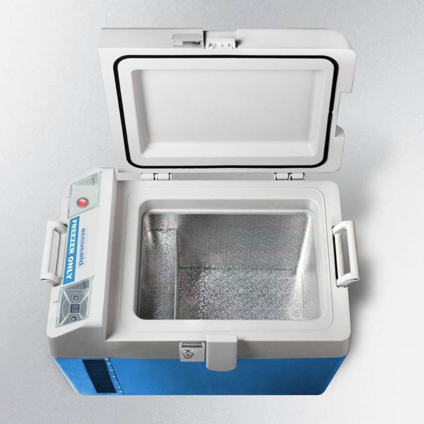 Accucold SPFZ25M Side-Handled Freezer, Blue - 0.88 Cubic Feet