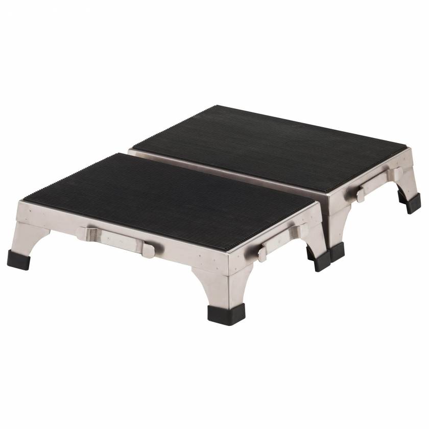 Clinton Stainless Steel Stacking Step Stool SS-190