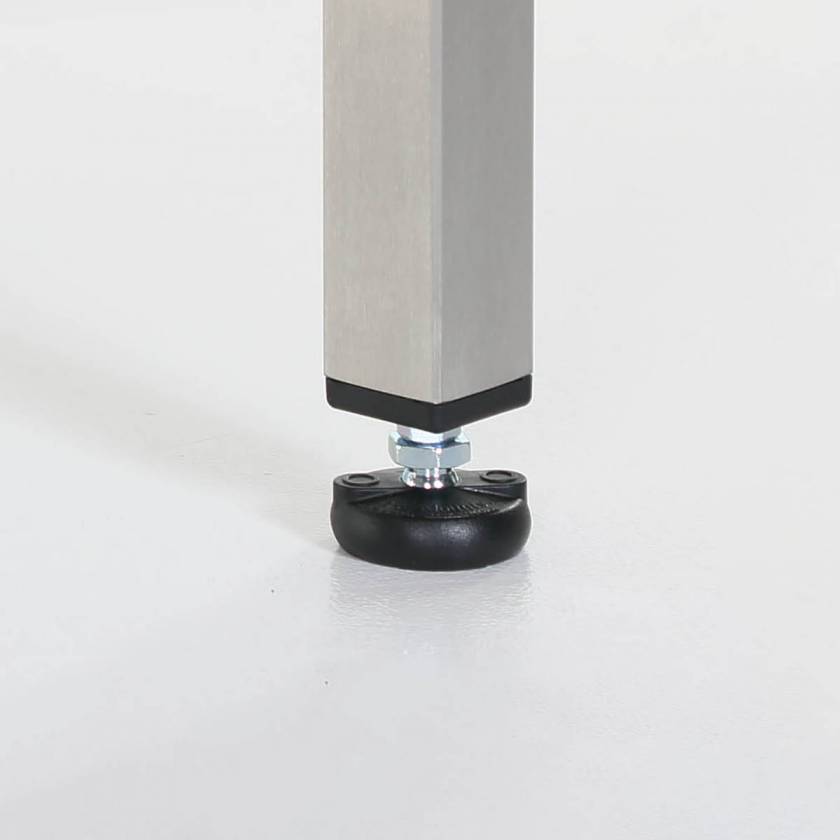 MidCentral Stainless Steel Work Table with Lower Shelf & Leg Levelers