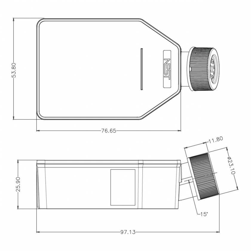 NEST Scientific Cell Culture Flask with Vent Filter Cap