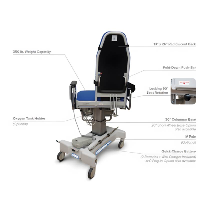 Champion Healthcare Solutions T3 Procedure Stretcher Chair