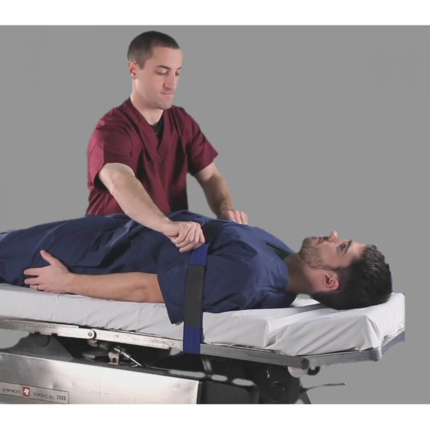 Shielding Two Piece Velcro Restraint Strap System