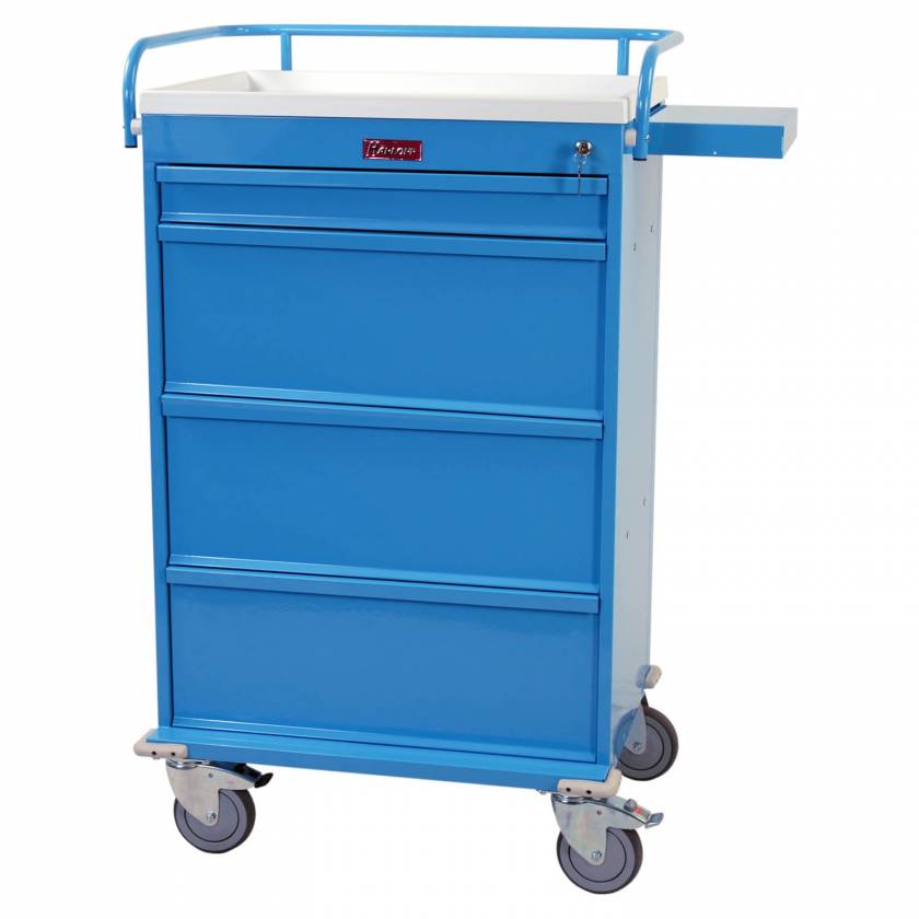 Harloff VLT150MOT Medicine-On-Time Medication Cart with Key Lock