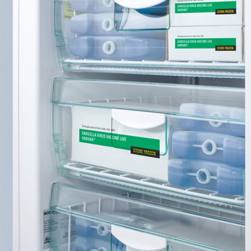 Accucold VT65MLBIMED2 Built-In All-Freezer, 3 Wire Baskets