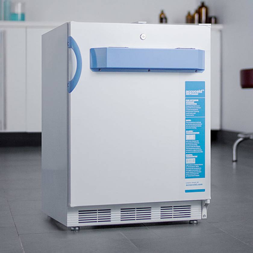 Accucold VT65MLBIMED2ADA Built-In All-Freezer, 3 Wire Baskets